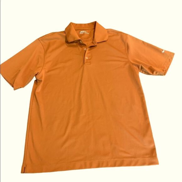 Nike | Shirts | Nikegolf Polo Burnt Orange Mens Shirt M | Poshmark